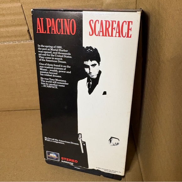 American Vintage | Media | Scarface Vhs 983 | Poshmark
